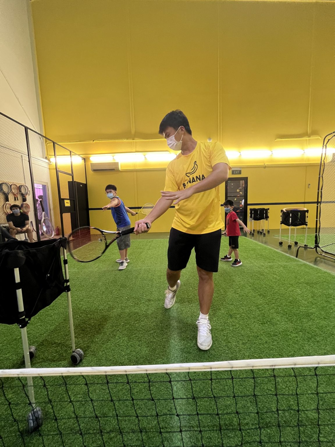 Indoor Tennis Courts Singapore | Indoor Tennis Lessons | Banana Tennis ...