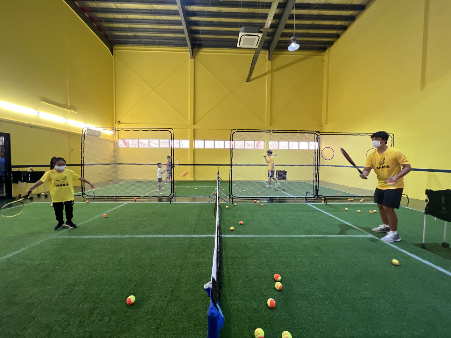 Indoor Tennis Courts Singapore | Indoor Tennis Lessons | Banana Tennis ...